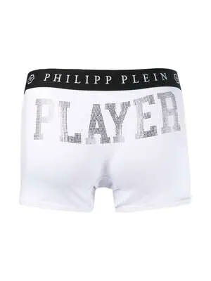 Philipp Plein Tm Graphic-print Boxers - White