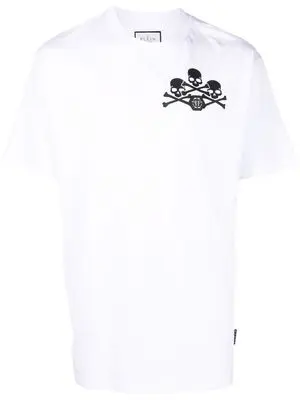 Philipp Plein Skull-print Detail T-shirt - White
