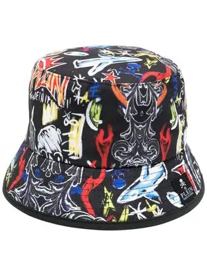 Philipp Plein Graphic-print Bucket Hat
