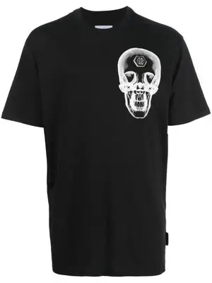 Philipp Plein Skull-print Short-sleeve T-shirt - Black