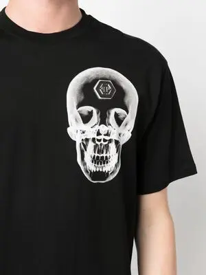 Philipp Plein Skull-print Short-sleeve T-shirt - Black