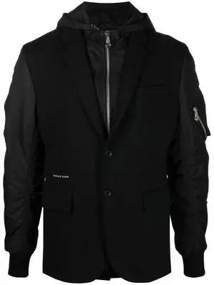 Philipp Plein Panelled Hooded Jacket