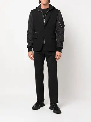 Philipp Plein Panelled Hooded Jacket