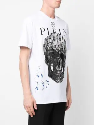 Philipp Plein Skull-print Short-sleeve T-shirt - White