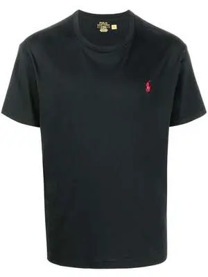 Polo Ralph Lauren Polo Pony-embroidered Short-sleeve T-shirt - Black