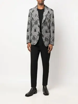 Philipp Plein Graphic-print Blazer