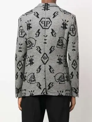 Philipp Plein Graphic-print Blazer