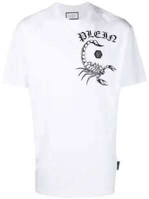 Philipp Plein Chest Logo-print Detail T-shirt - White