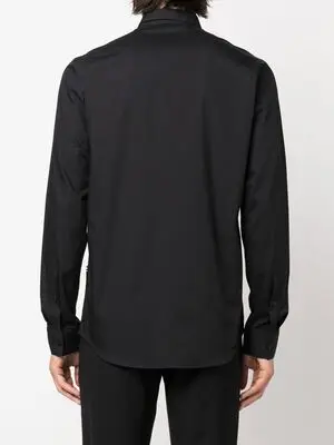 Philipp Plein Embroidered Skull Cotton Shirt