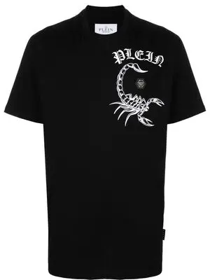 Philipp Plein Chest Logo-print Detail T-shirt - Black