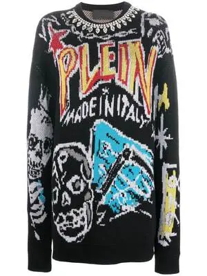Philipp Plein Grafitti-print Sweatshirt
