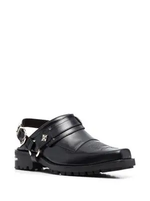 TOGA VIRILIS Leather Slingback Loafers