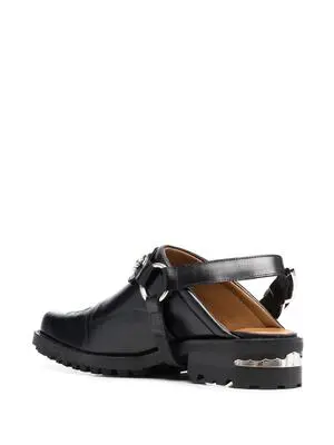 TOGA VIRILIS Leather Slingback Loafers