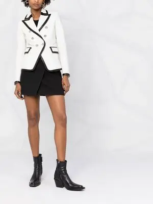 Philipp Plein Two-tone Leather Blazer