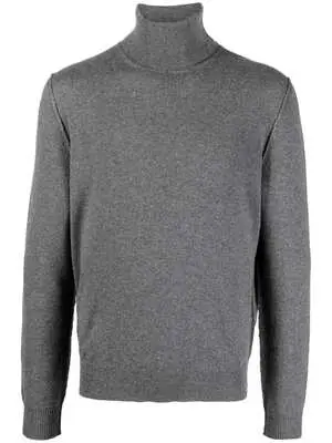 MAISON MARGIELA High-neck Cashmere Jumper - Grey