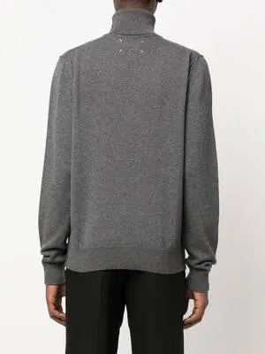 MAISON MARGIELA High-neck Cashmere Jumper - Grey