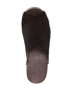 GANNI Stud-detail Open Toe Sandals