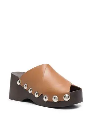 GANNI Stud-detail Open Toe Sandals