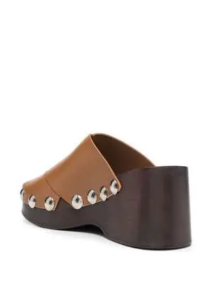 GANNI Stud-detail Open Toe Sandals