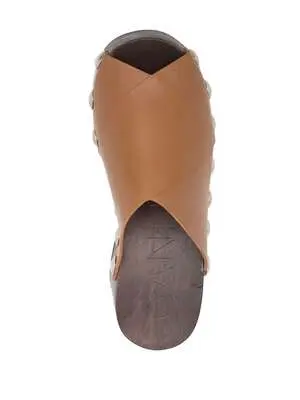 GANNI Stud-detail Open Toe Sandals