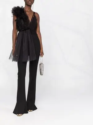 Alchemy Fashions X Lia Aram Asymmetric Tulle Bodysuit