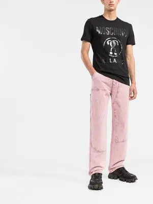 Moschino Logo-print Organic Cotton T-shirt