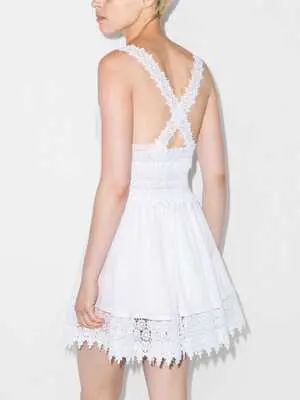 Charo Ruiz Ibiza Marilyn Floral Lace Dress