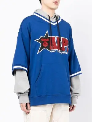 AAPE BY *A BATHING APE Logo-print Pullover Hoodie
