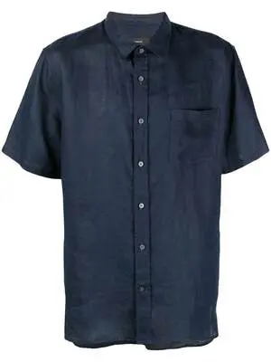 Vince Chest Patch-pocket Detail Shirt
