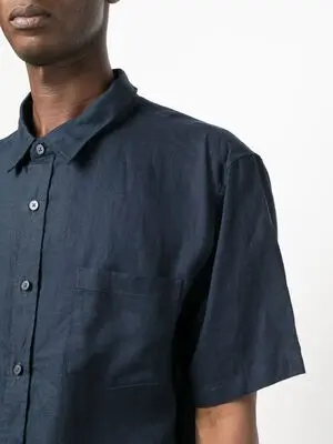 Vince Chest Patch-pocket Detail Shirt