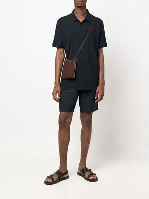 Vince Hemp Drawstring Shorts - Blue