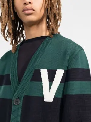 Valentino Garavani V-logo Knitted Cardigan
