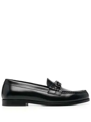 Valentino Garavani Vlogo Chain Leather Loafers