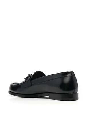Valentino Garavani Vlogo Chain Leather Loafers