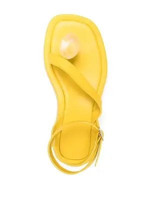 GIABORGHINI Open-toe Sandals - Yellow