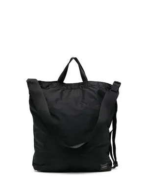PORTER-YOSHIDA & CO Logo-patch Shoulder Bag - Black
