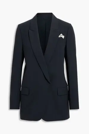 Brunello Cucinelli Double-breasted Wool-blend Blazer