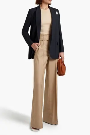 Brunello Cucinelli Double-breasted Wool-blend Blazer