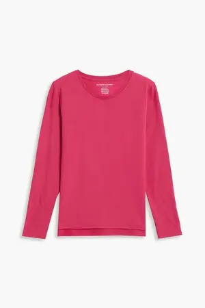 Majestic Filatures Fleece Top - Fuchsia