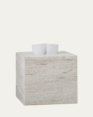 LABRAZEL Aztec Tissue Box Cover - Sand