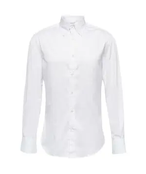 Brunello Cucinelli Slim Cotton Twill Shirt