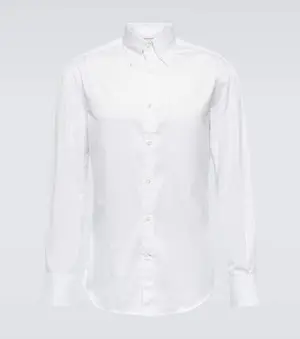 Brunello Cucinelli Slim Cotton Twill Shirt