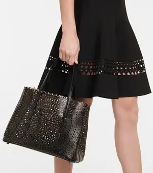 Alaïa Le Mina 32 New Vienne Leather Tote Bag