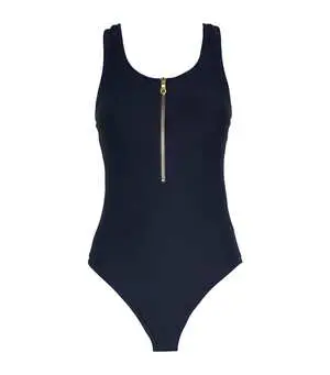 Heidi Klein Core Racerback One-piece Swimsuit - Navy