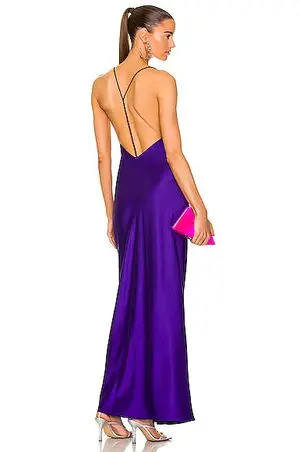 SIMONMILLER Kizo Dress In Purple