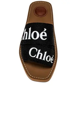 Chloé Woody Flat Slides - Black