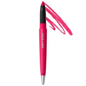 HAUS LABS BY LADY GAGA Le Monster Lip Crayon Vegan Lipstick And Lip Liner Cerise Matte