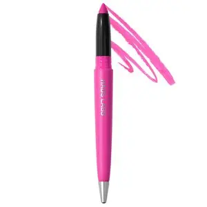 HAUS LABS BY LADY GAGA Le Monster Lip Crayon Vegan Lipstick And Lip Liner Fuchsia Shimmer