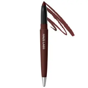HAUS LABS BY LADY GAGA Le Monster Lip Crayon Vegan Lipstick And Lip Liner Mahogany Matte