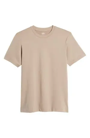 【新品未使用】ALO yoga半袖Tシャツ Gravel グラベル　Sサイズ Alo Yoga Conquer Reform Performance Crewneck T-Shirt - Gravel